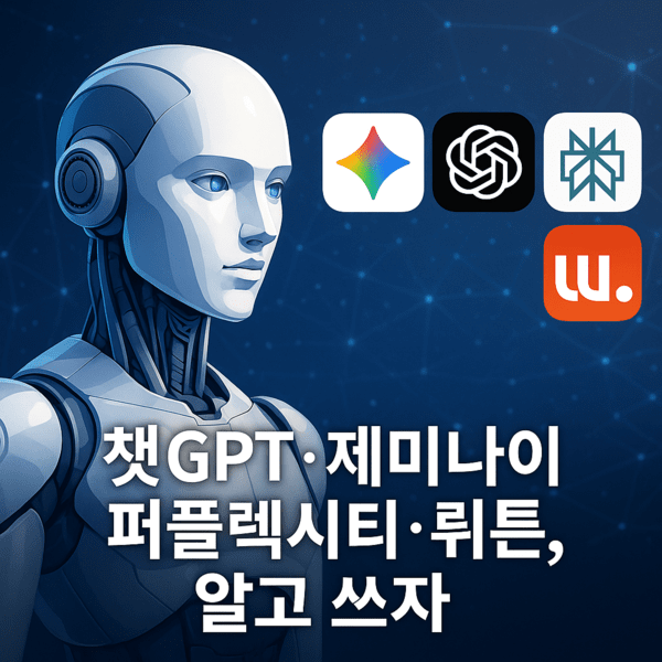 [AI러] 챗GPT·제미나이·퍼플렉시티·뤼튼, 알고 쓰자